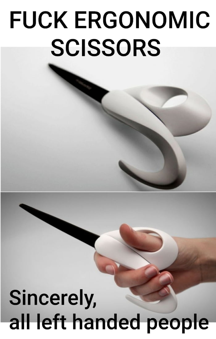 My boss has at least three of these scissors. She bought me some a pair of boring scissors - 9GAG