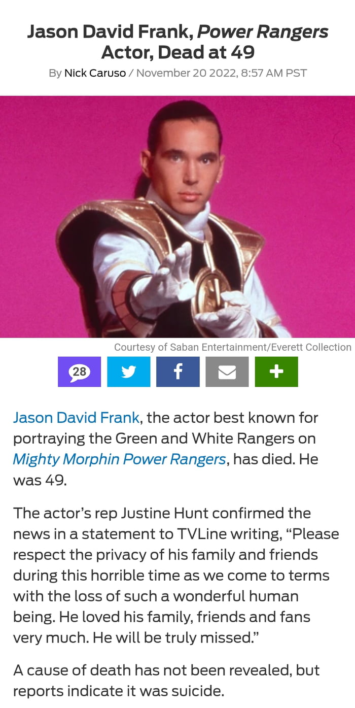 Rip Power Ranger - 9GAG