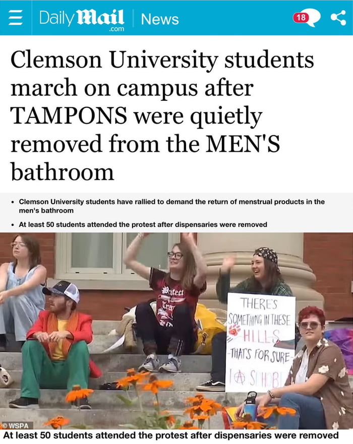 I wonder where they insert the tampons - 9GAG