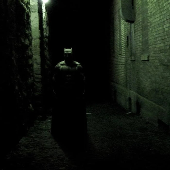 If you encounter Batman in a dark alley, what would you do? - 9GAG