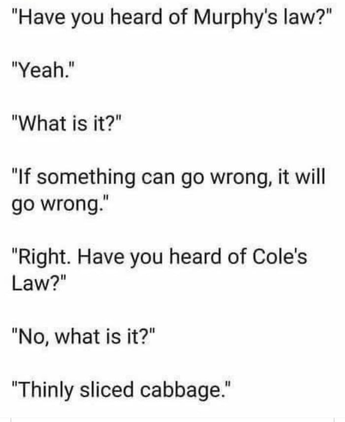Cole's Law - 9GAG