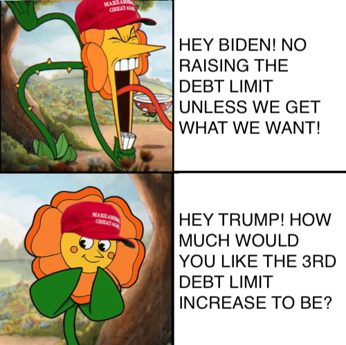 *Fiscally conservative when a democrat is president. - 9GAG