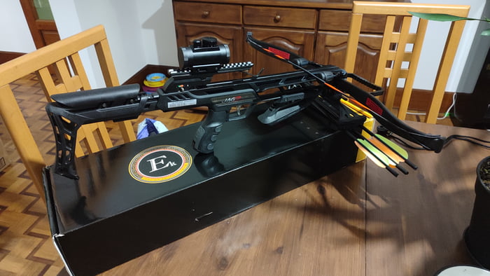 I recently bought a crossbow after seeing a post here. It's actually very fun ! - 9GAG