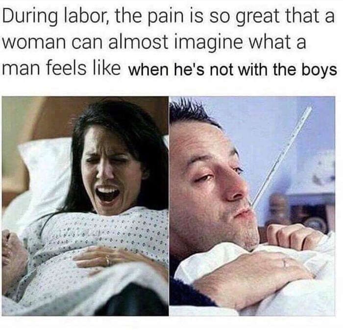 During labor, the pain is so great that a woman can almost imagine what ...