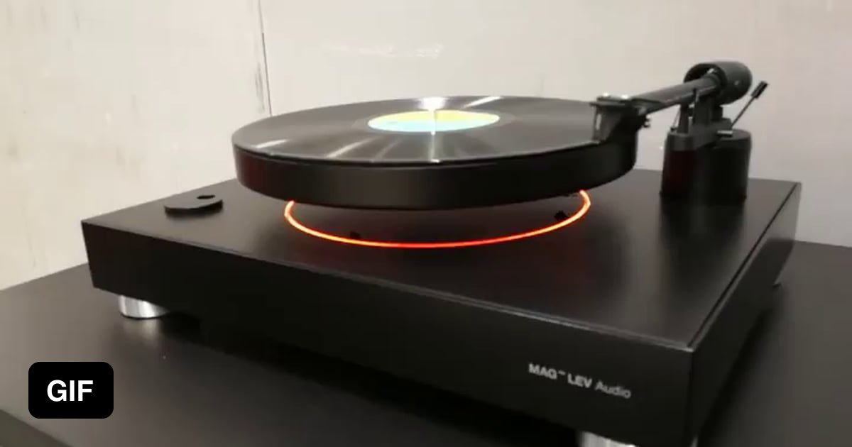 World's first levitating turntable - 9GAG