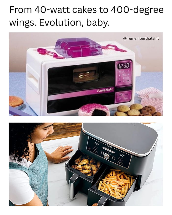 From childhood dreams to adult reality, the kitchen evolution is real. - 9GAG