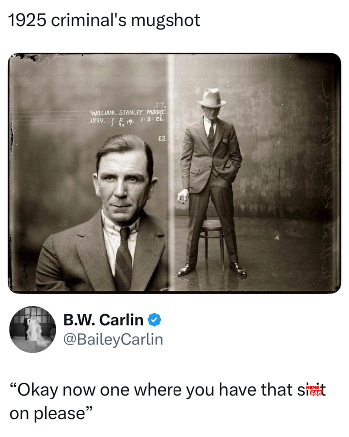 When the mugshot doubles as a fashion spread. - 9GAG