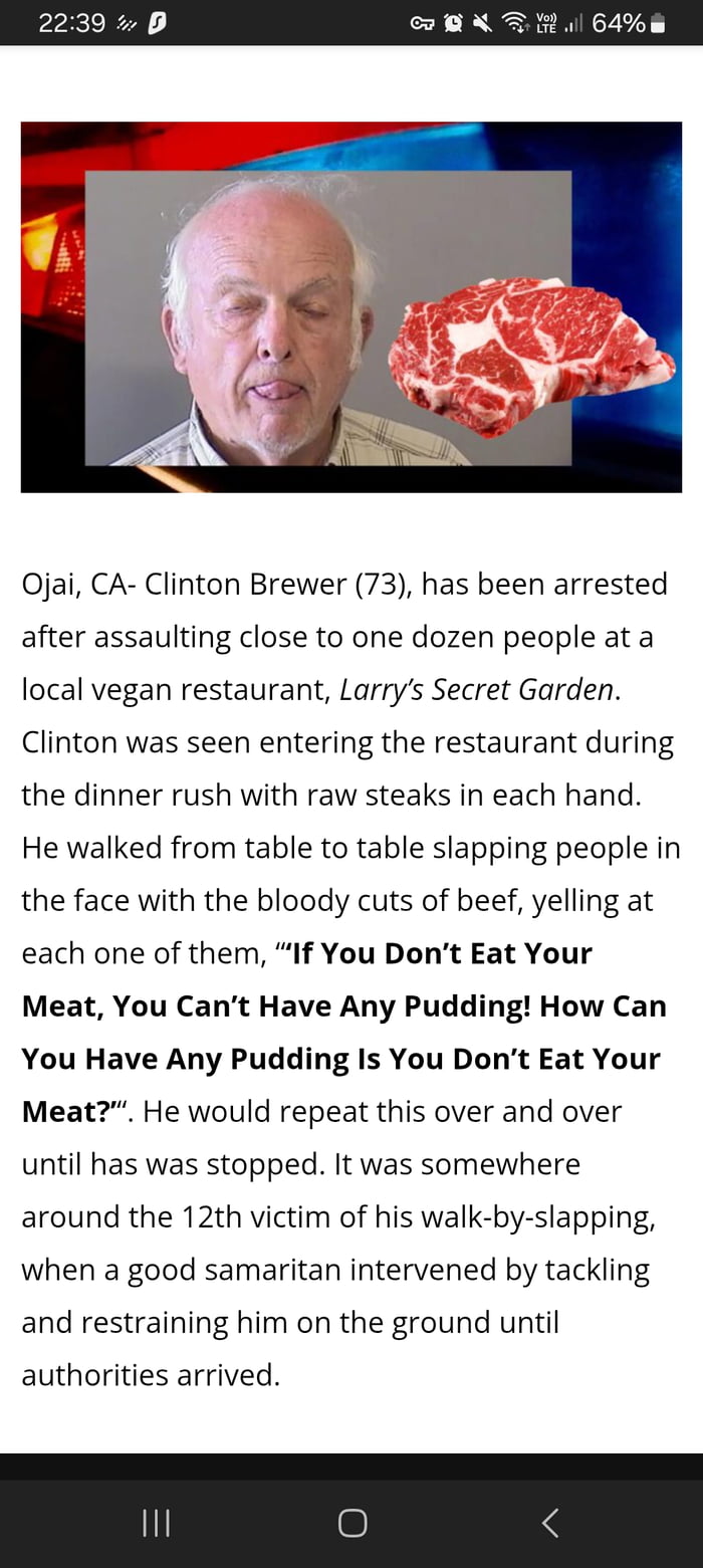 I you don't eat your meat you can't have any pudding. - 9GAG