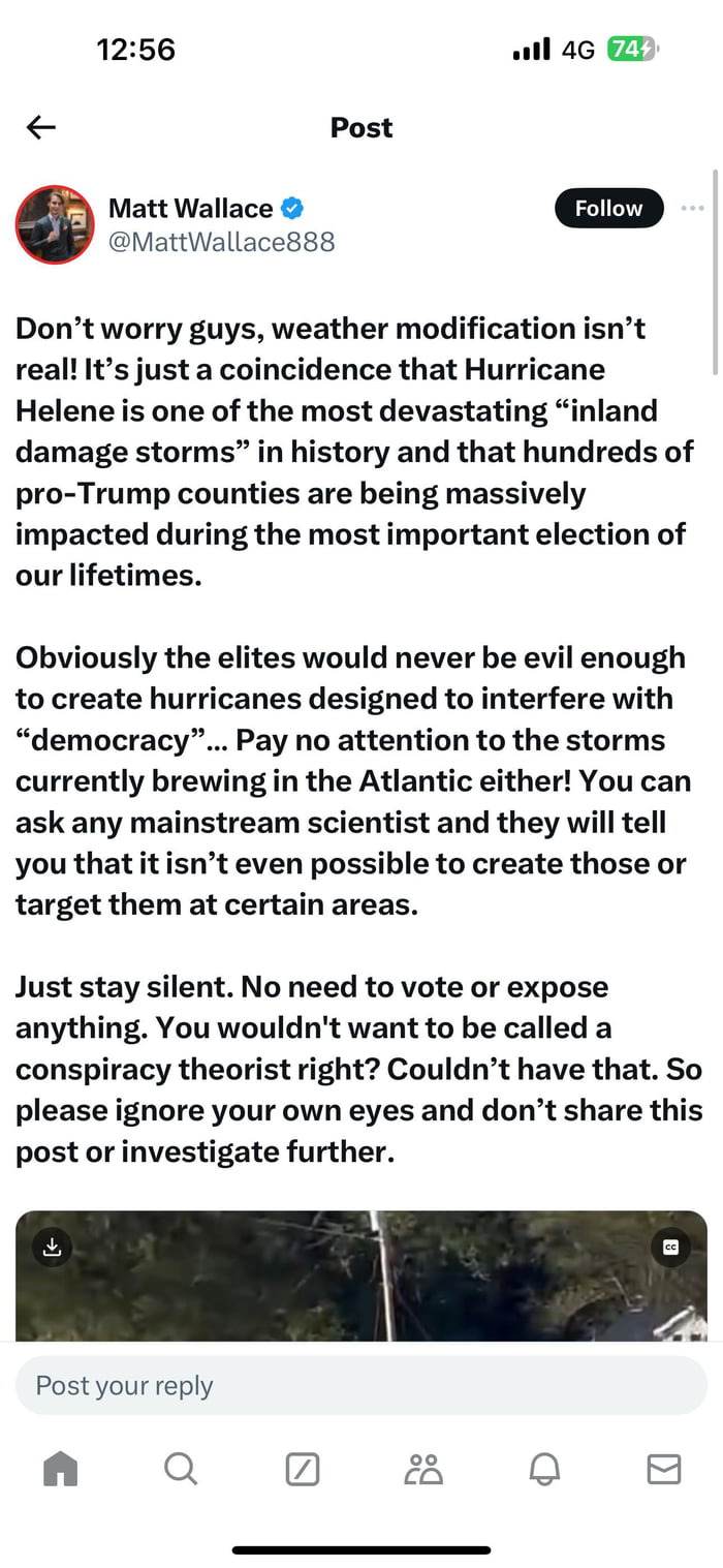 ‘Weather modification’; ‘create hurricanes to interfere with democracy ...
