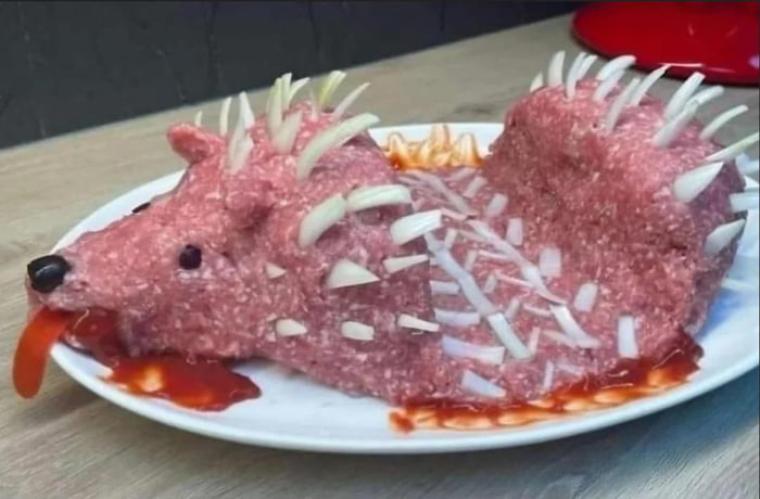 German-Austrian national dish mett roadkill 🇩🇪🇦🇺 - 9GAG