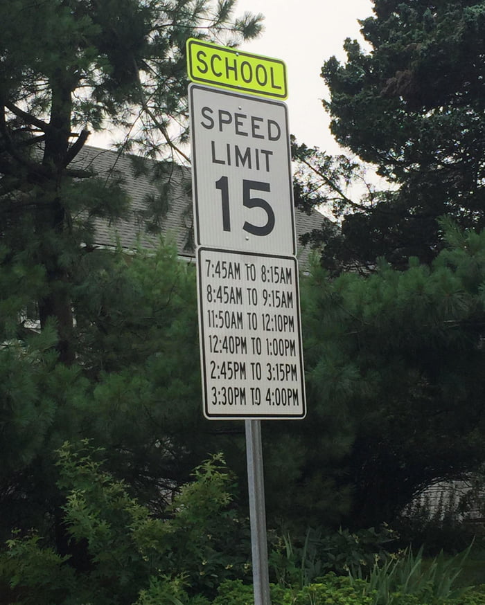 This school zone sign... Seriously? - 9GAG