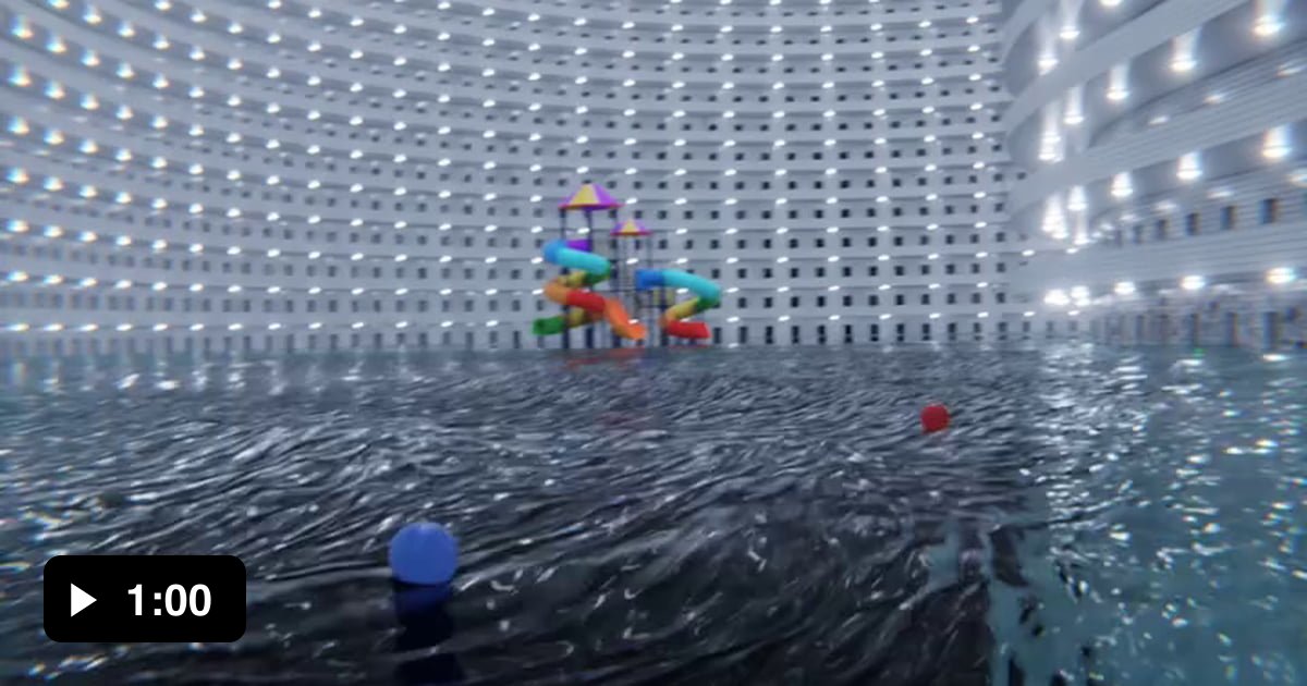 Clean pool and very safe to swim - 9GAG