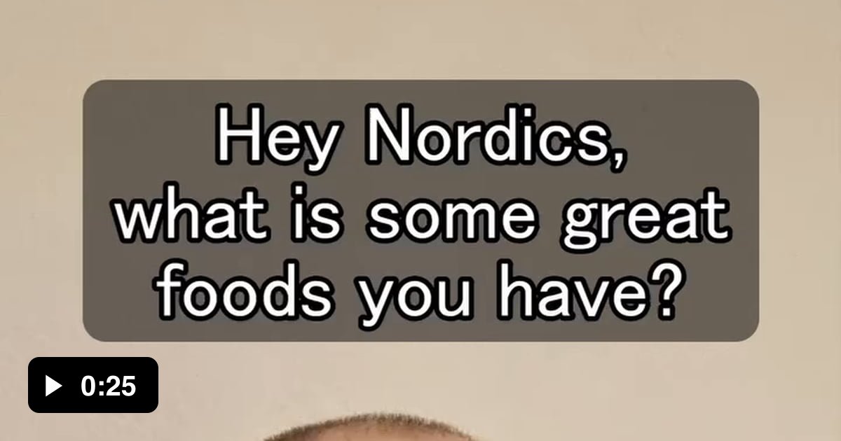 Great Nordic Food.... With Some Jam On The Side.... - 9GAG