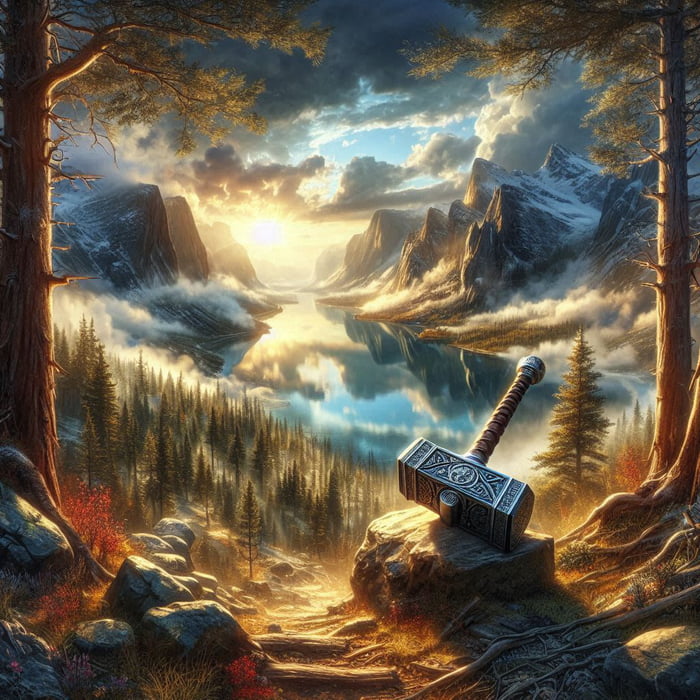 What a beautiful day with a beautiful Mjolnir. "But where is Thor?" i ...
