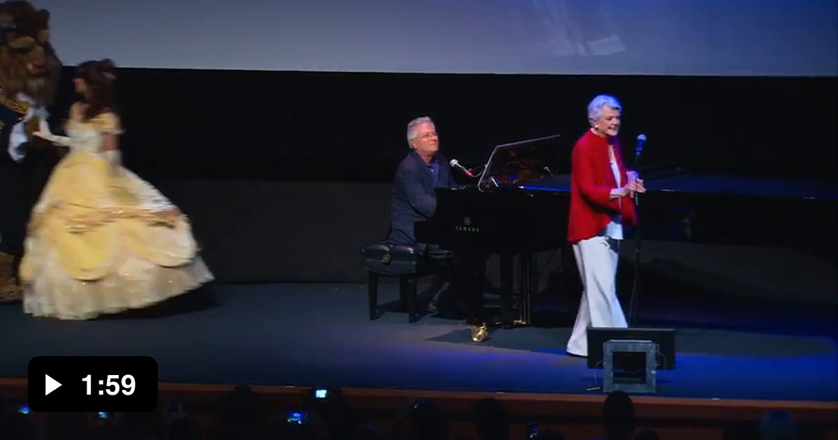 Angela Lansbury (Mrs. Potts) sings her song from the movie 'Beauty and ...