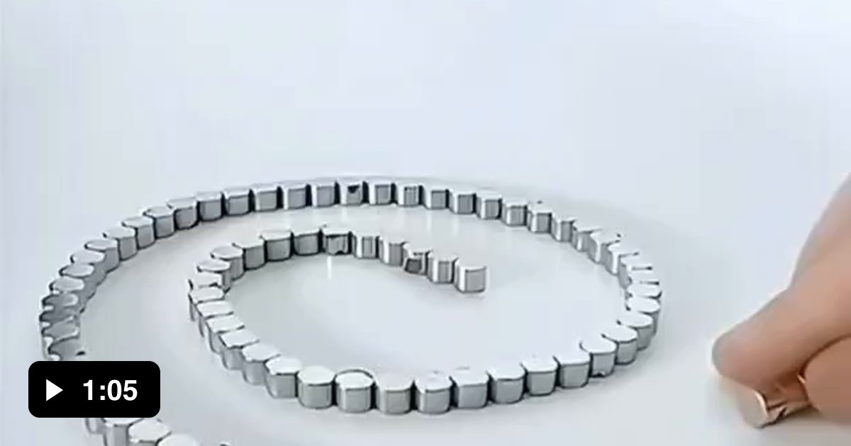 Magnets snapping together. - 9GAG