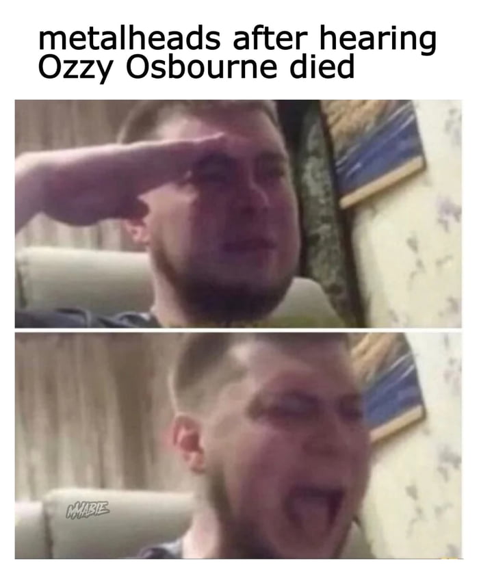 I never make a post but this moved to make one too rip ozzy we're all just dreamers. - 9GAG