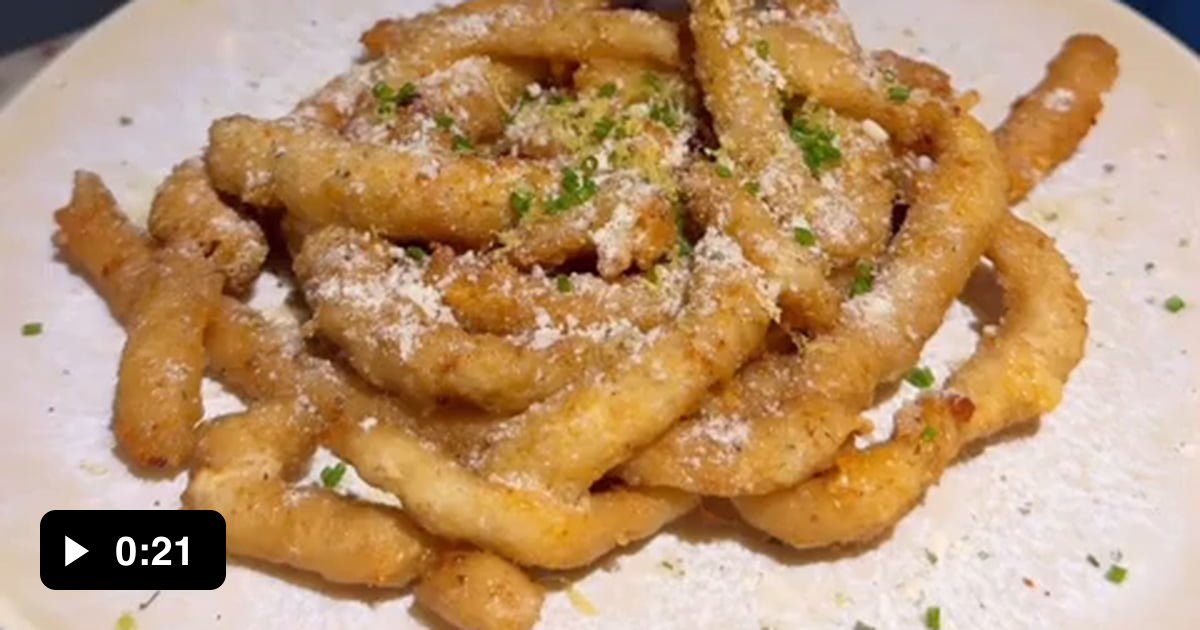 Stupid but genius chicken nugget funnel cake - 9GAG