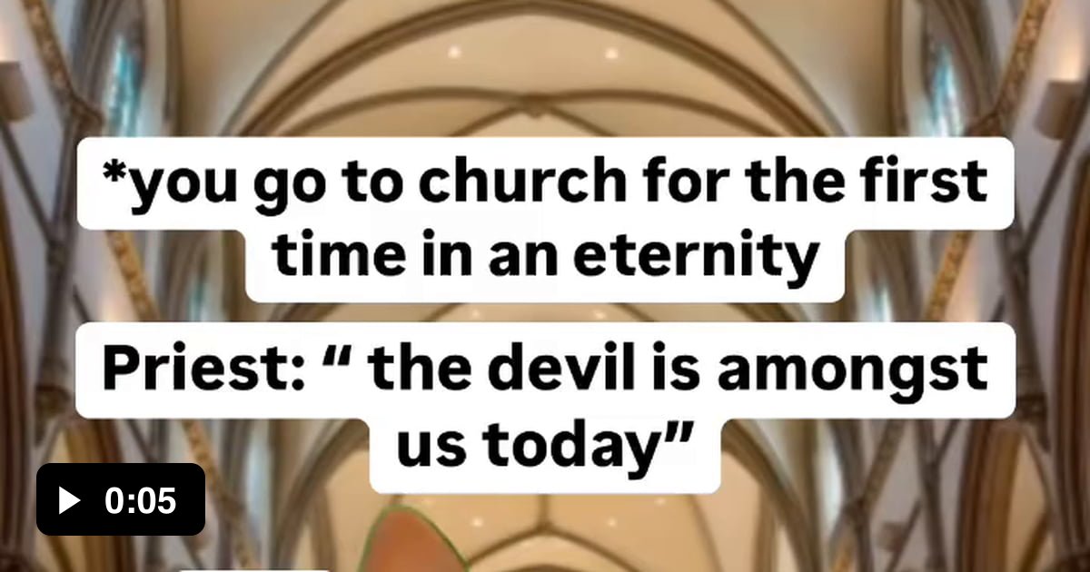 I thought I heard the Holy water sizzle - 9GAG