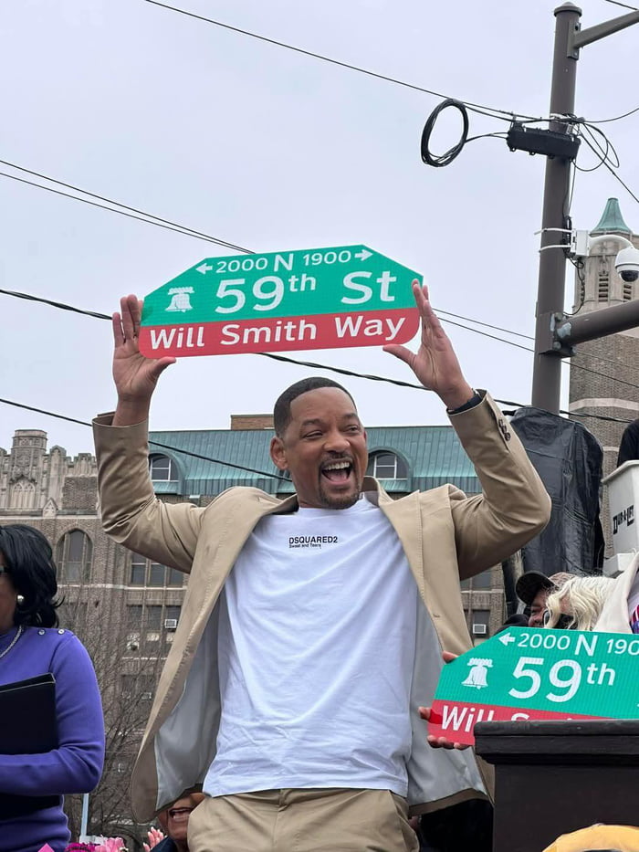 Will Smith gets his own Street named after him in West Philadelphia - 9GAG