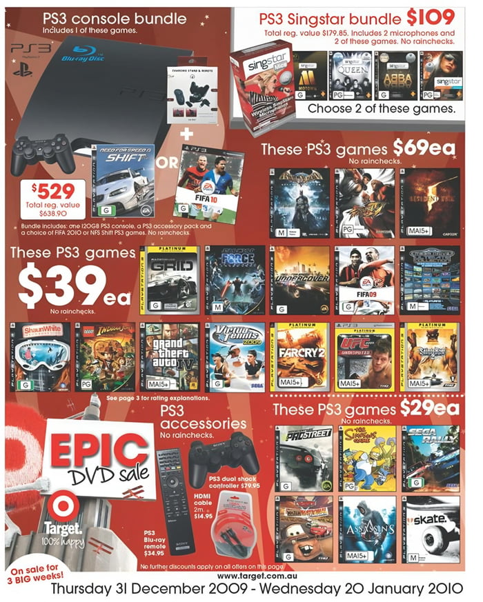 PS3 Target Ad From 2009 - 9GAG
