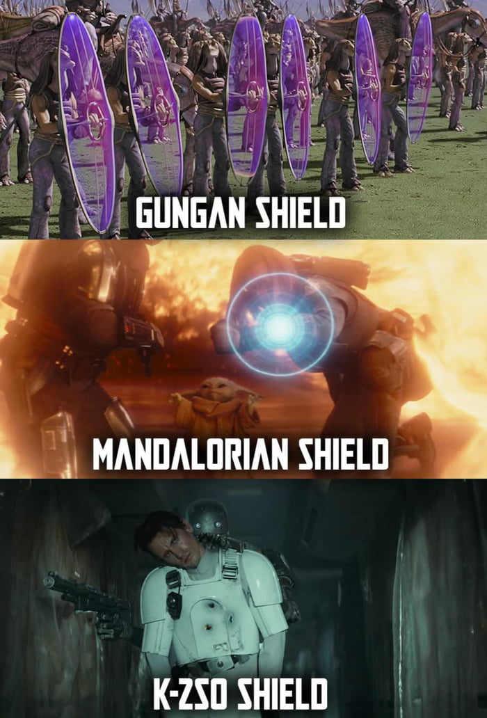 Different types of shields - 9GAG