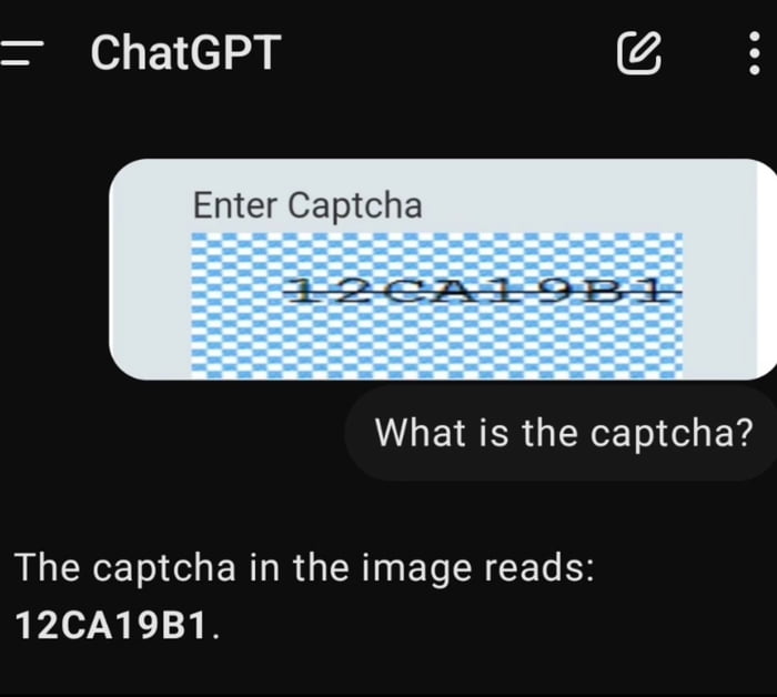 AI can read captcha now? - 9GAG