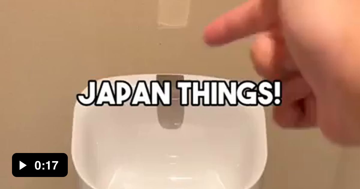 On many Japanese toilets, the hand wash sink is attached so that you ...