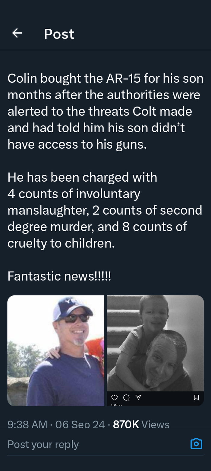 Colin Gray, the father of school shooter Colt Gray, has been arrested ...