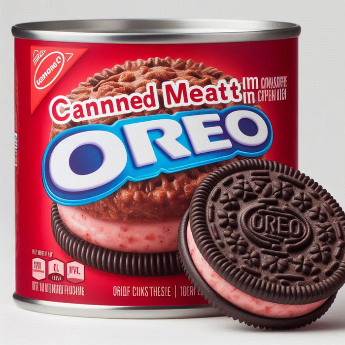 Oreo with meat🤔 - 9GAG