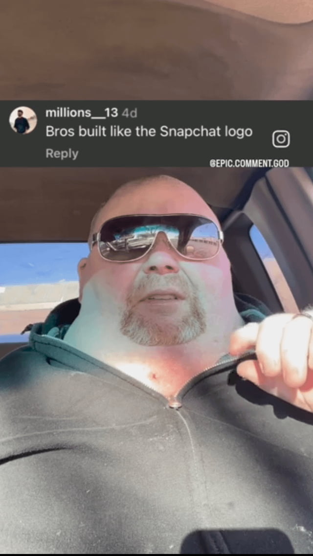 Bro built like the Snapchat logo - 9GAG