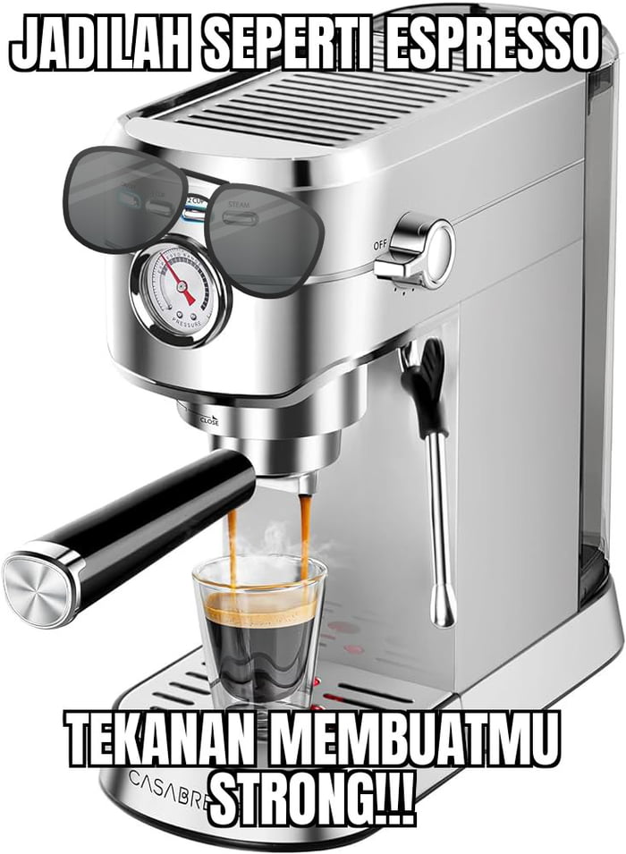 Pagi pack, ngopi dulu biar strong!!! - 9GAG