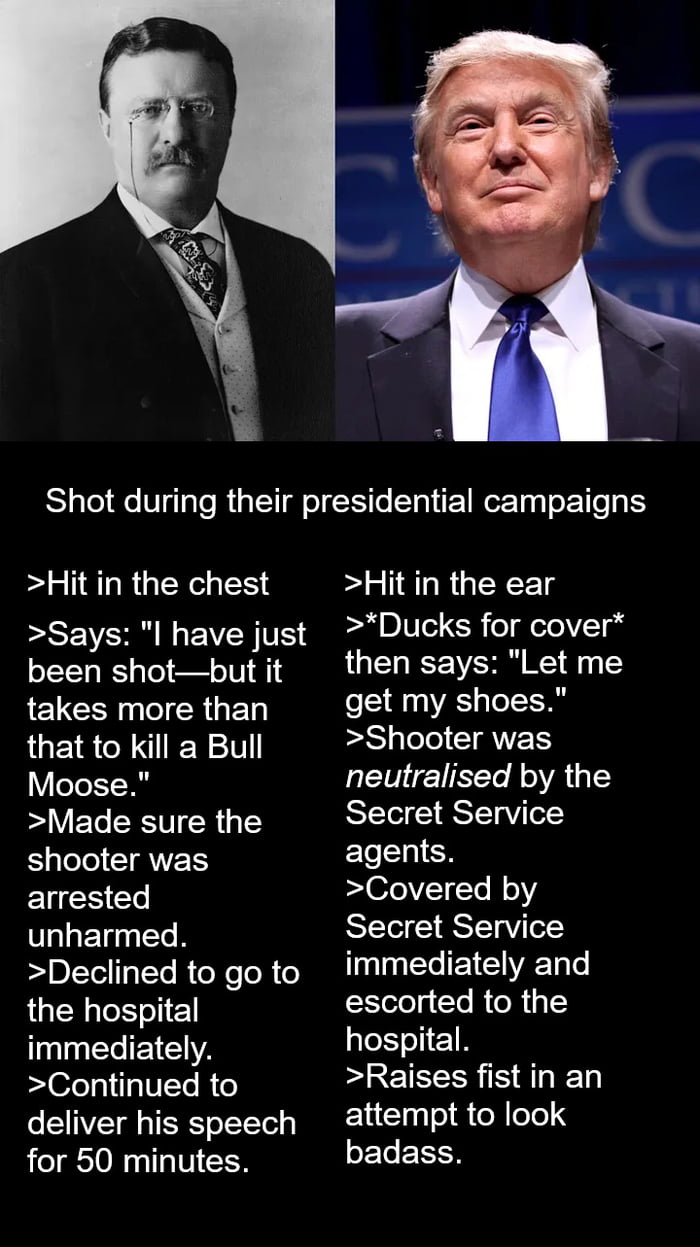Trump and Theodore Roosevelt both survived assassination attempts ...