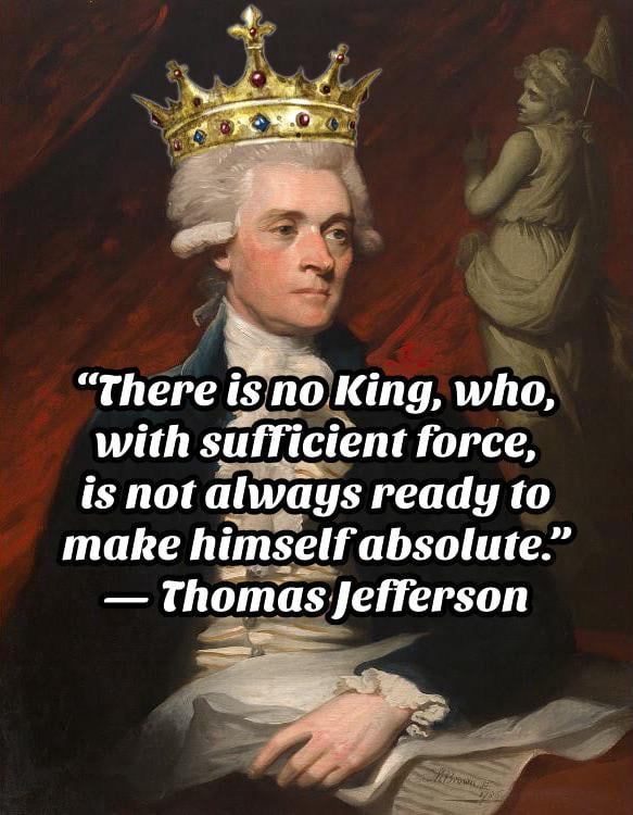 A Portrait of King Thomas Jefferson - 9GAG
