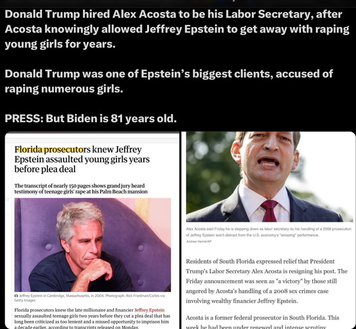 Epstein’s lawyer was in Trumps government. Illuminate billionaire pedo ...