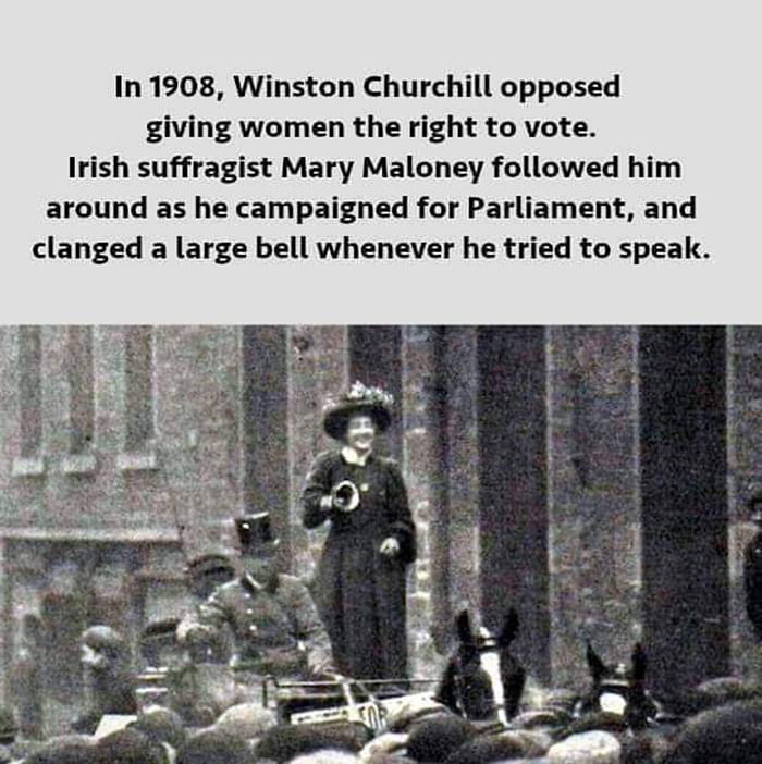 Irish suffragette Mary Maloney - 9GAG