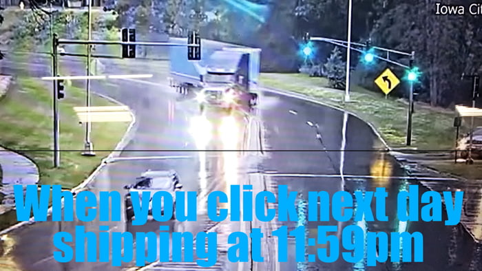 Next day shipping - 9GAG