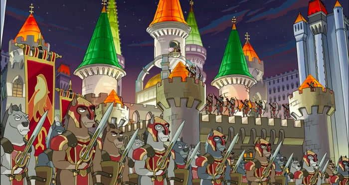 Another impregnable well defended Castle-Fortress-Citadel by the CHUDs ...