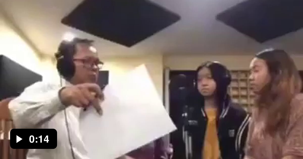 Trying to keep it together during the recording session - 9GAG