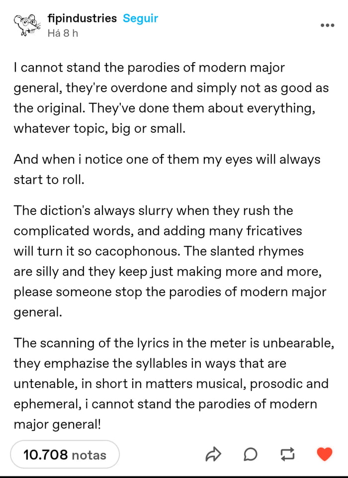 Modern Modern Major General - 9GAG