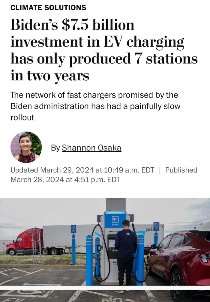 Elon musk spent $1B and built 2000 charging stations. That’s the efficiency difference between ...