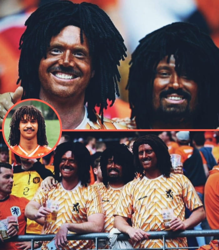 These Netherlands fans showed up in the Euro 2024 game against Poland ...