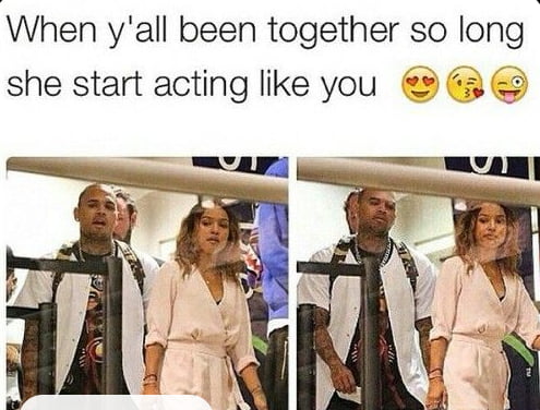 Like girlfriend, like boyfriend 😂 - 9GAG