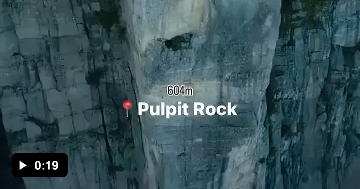 Pulpit rock in Norway - 9GAG