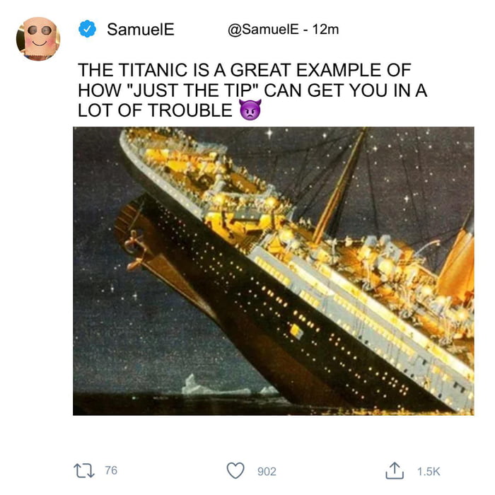 Just the tip…. Just for a second - 9GAG