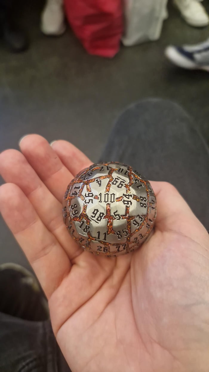 I bought a 100 side dice at comic con - 9GAG