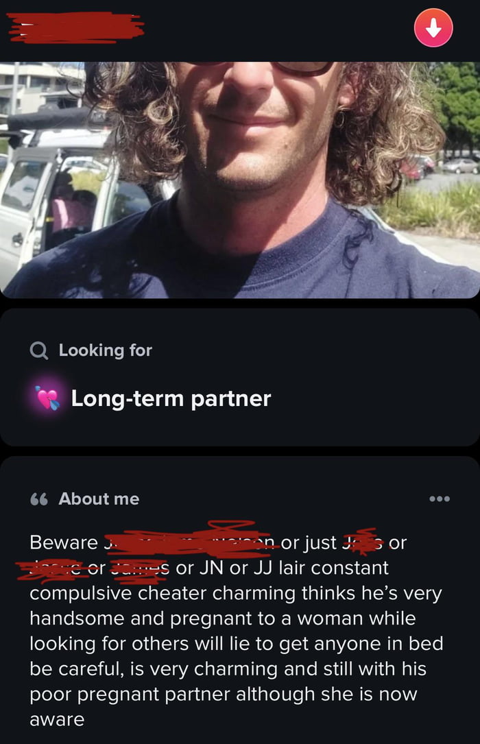 Someone has been a bad boy! Bonus: name on profile was different to all ...