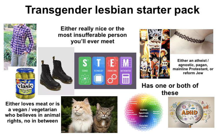 Transgender lesbian starter pack - 9GAG