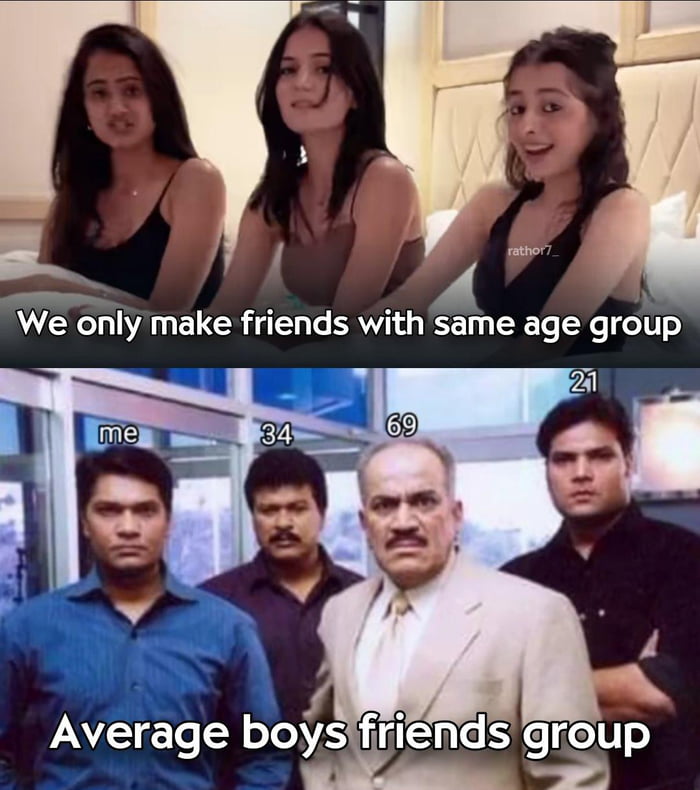 Avg boy friends group - 9GAG