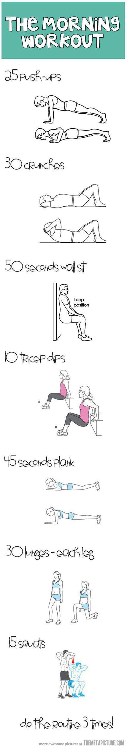 A cool guide to the morning workout - 9GAG